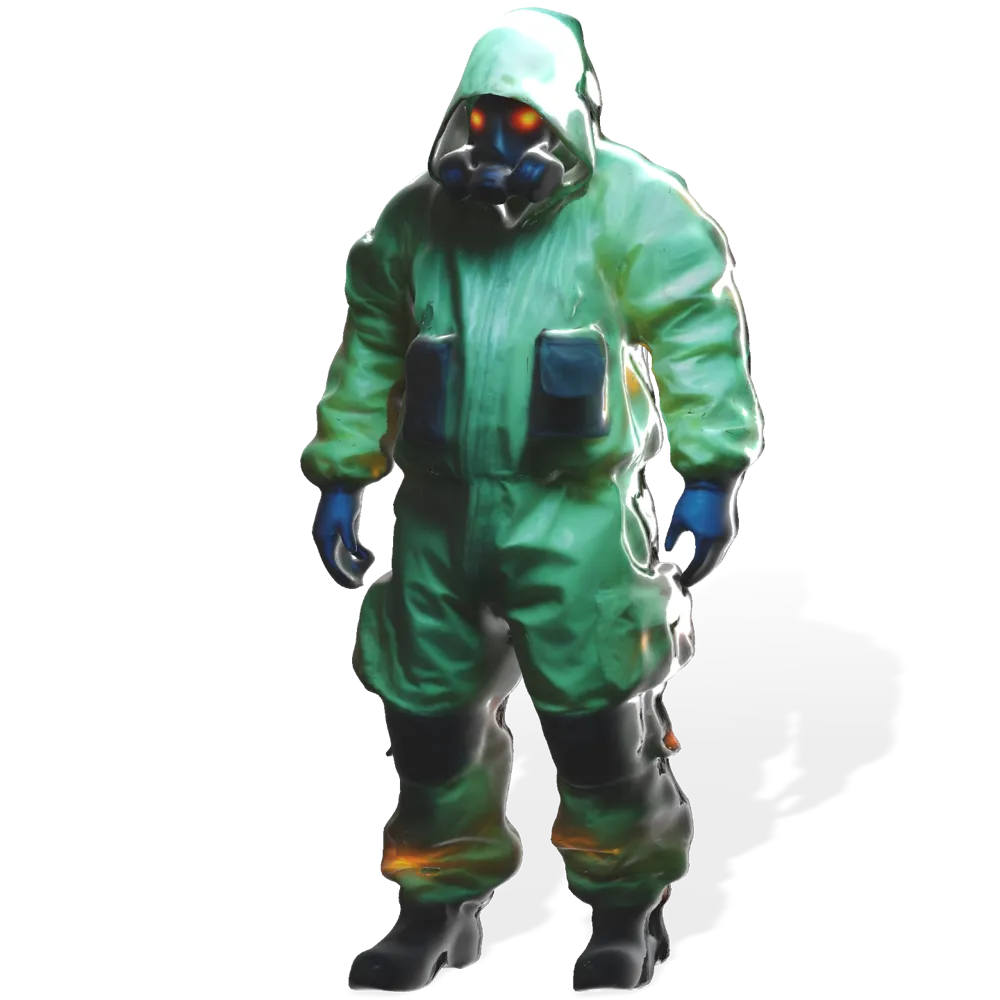 Hazmat Suit Character Model - Free 3D Print Model - MakerWorld