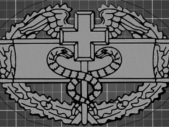 US Army Combat Medic Badge by neversummer160 MakerWorld: Download Free ...