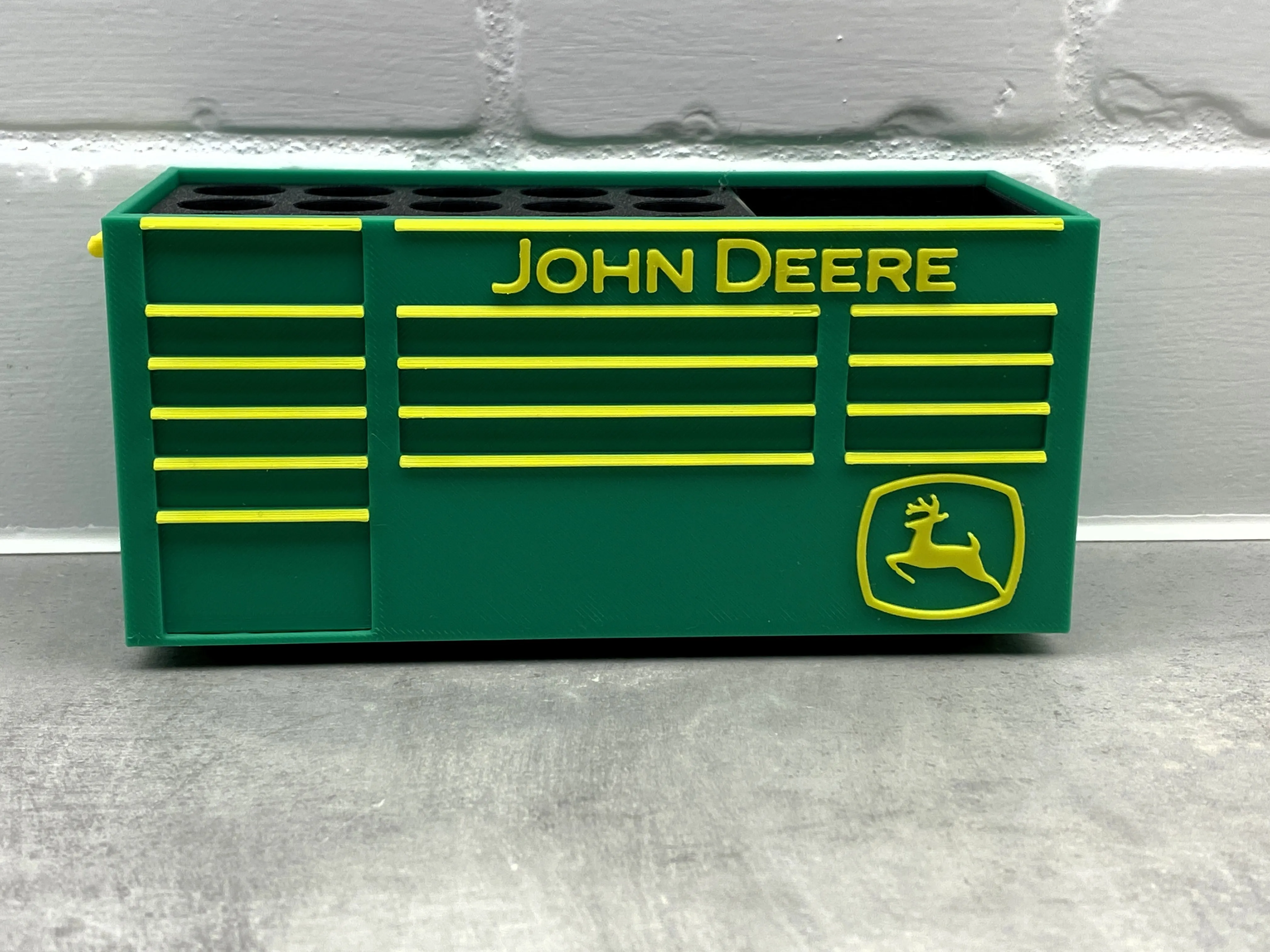 John Deere Inspired fanart Tractor Desk Toolbox by Mrtk1970 MakerWorld ...