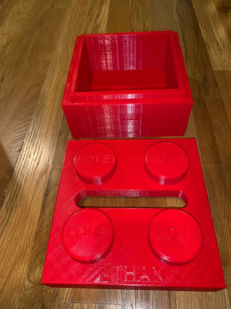 Brick Valentines Box by scribbless - MakerWorld