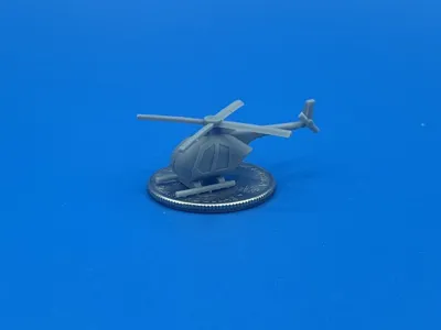 Helicopter N-Scale by scribbless - MakerWorld