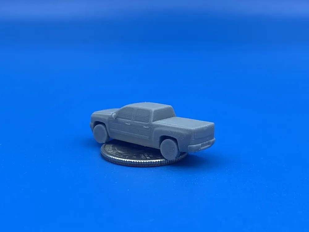 Chevy Silverado N-Scale Remixed by scribbless - MakerWorld