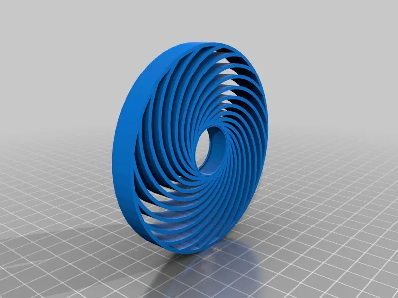 Fibonacci Wheel with Skate Bearing by scribbless - MakerWorld