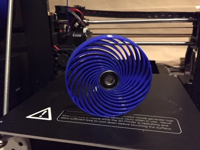 Fibonacci Wheel with Skate Bearing by scribbless - MakerWorld