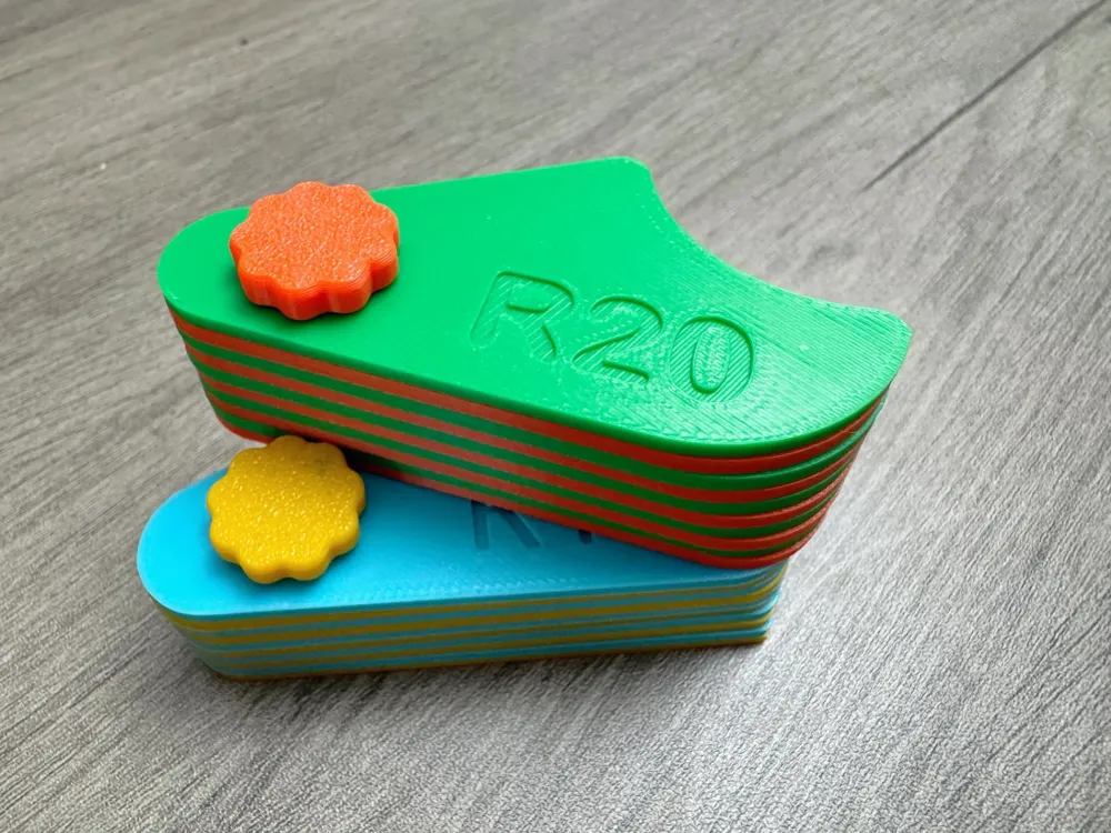 Rounded Corner Protractor R11~R20 (Simple and Portable Version) by 关灯 ...