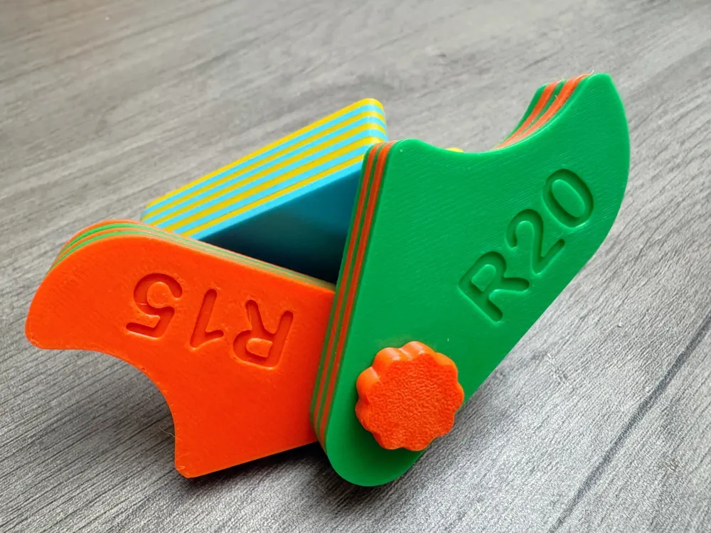 Rounded Corner Protractor R11~R20 (Simple and Portable Version) by 关灯 ...