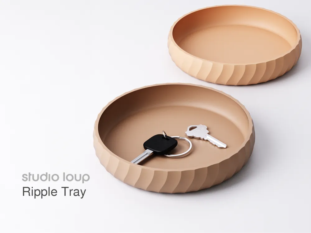 Ripple Tray - Free 3D Print Model - MakerWorld
