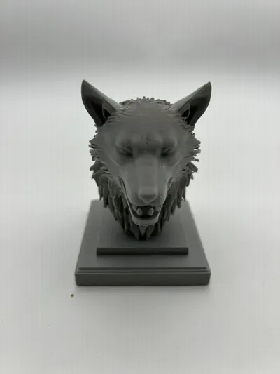 Wolf Head Ornament by 卡乐视觉 - MakerWorld