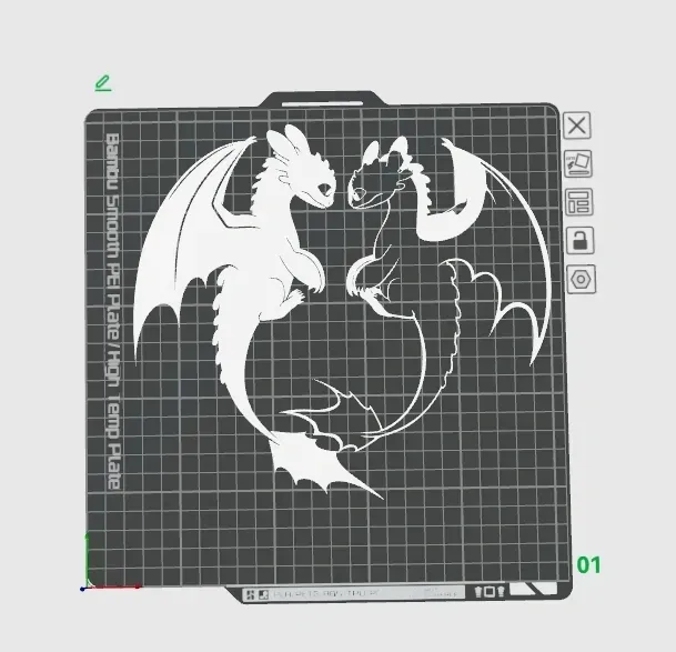 Toothless (Large) Wall Decor by user_3114978871 - MakerWorld