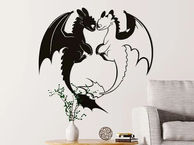 Toothless (Large) Wall Decor by user_3114978871 - MakerWorld