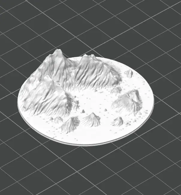 Three-dimensional mountain range map by yifan壹凡 - MakerWorld