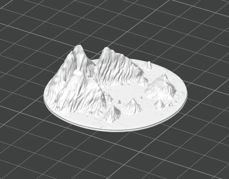Three-dimensional mountain range map by yifan壹凡 - MakerWorld