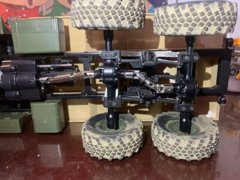 WPL RC truck trailer board modification parts, rear support plate by ...