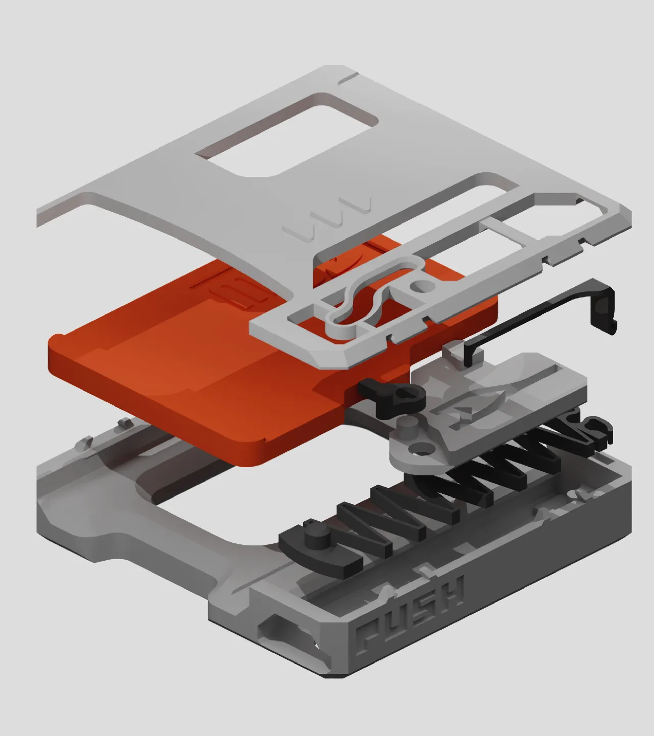 macroSD / "Push Push" mechanism - Free 3D Print Model - MakerWorld
