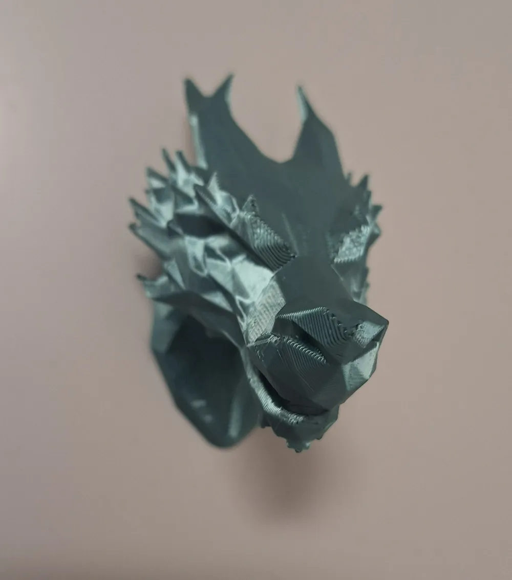 Low poly dragon head by karinavedel - MakerWorld