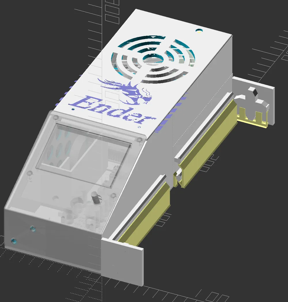 Ender 3 Control Box's cover - 8010 cooling by dmarting - MakerWorld