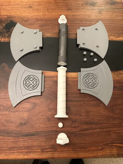 Double sided Axe by Oakridge Turner - MakerWorld
