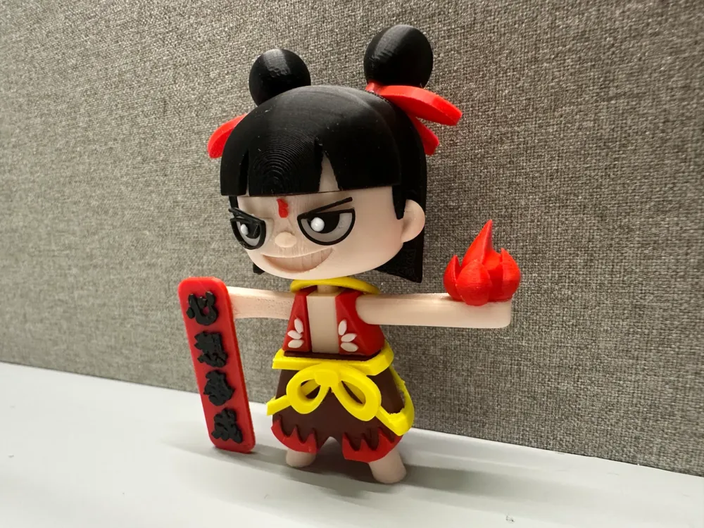 Full-color, fully assembled Nezha, the spirit boy. The most authentic ...