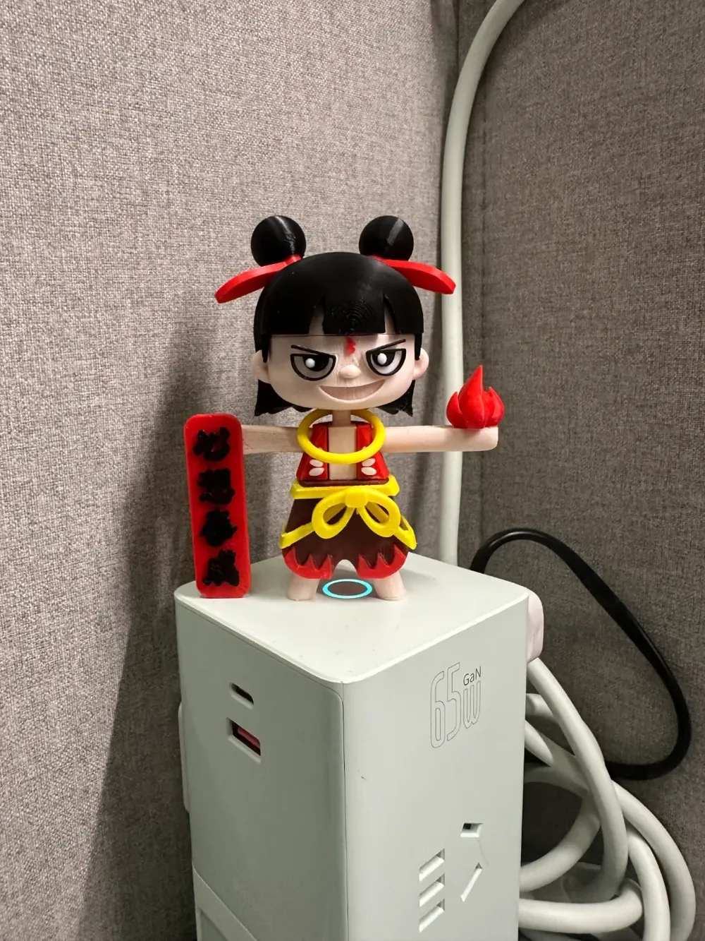 Full-color, fully assembled Nezha, the spirit boy. The most authentic ...