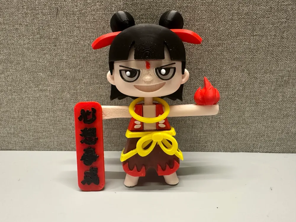 Full-color, fully assembled Nezha, the spirit boy. The most authentic ...