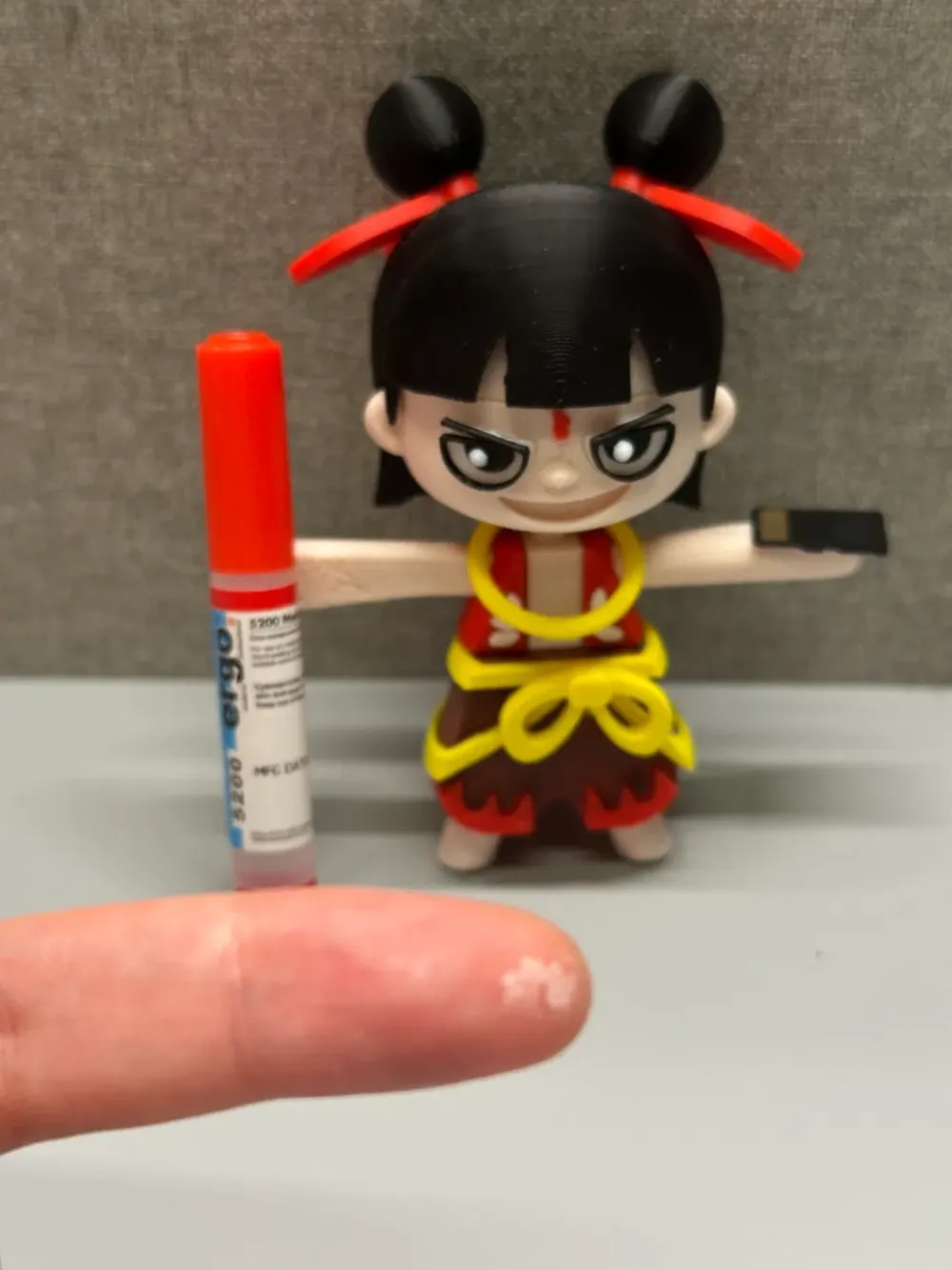 Full-color, fully assembled Nezha, the spirit boy. The most authentic ...