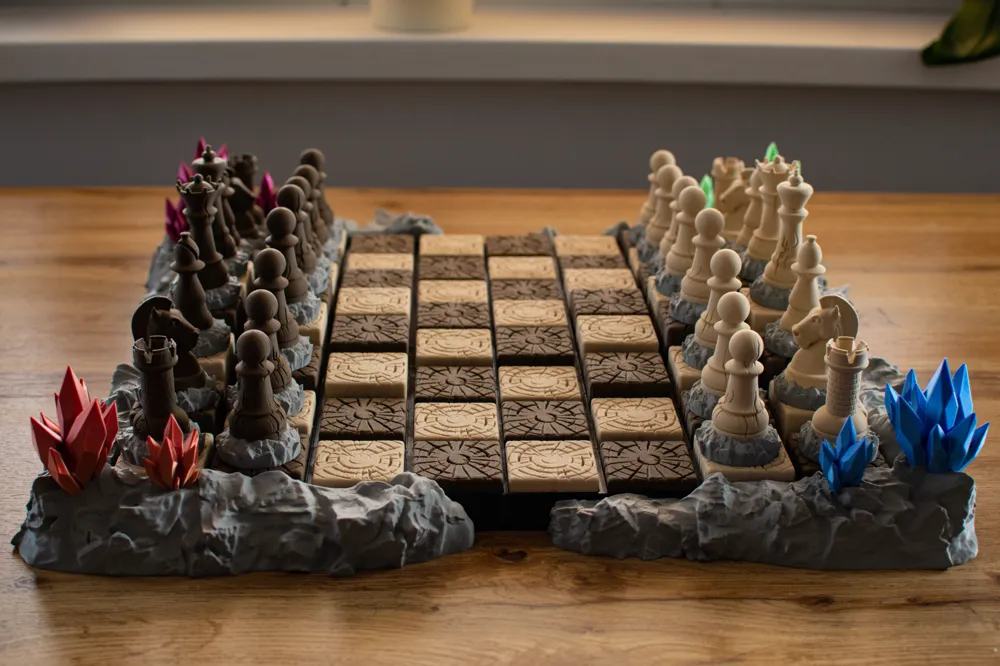 Fantasy Chess set by uni3Dworld MakerWorld: Download Free 3D Models