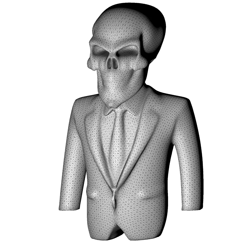 Dapper Skull Bust by Factex@Lab - MakerWorld