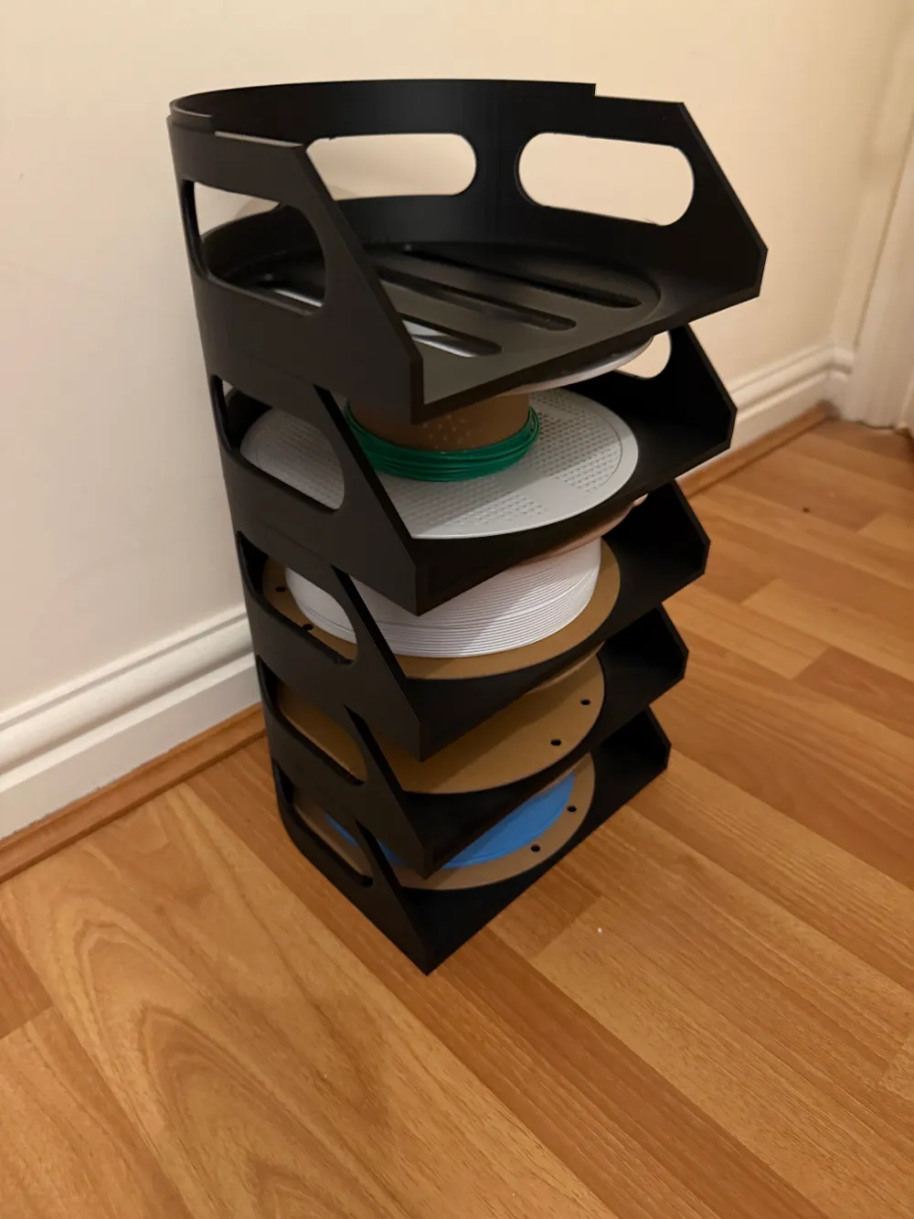 Filament horizontal rack stackable by Creedd MakerWorld: Download Free ...