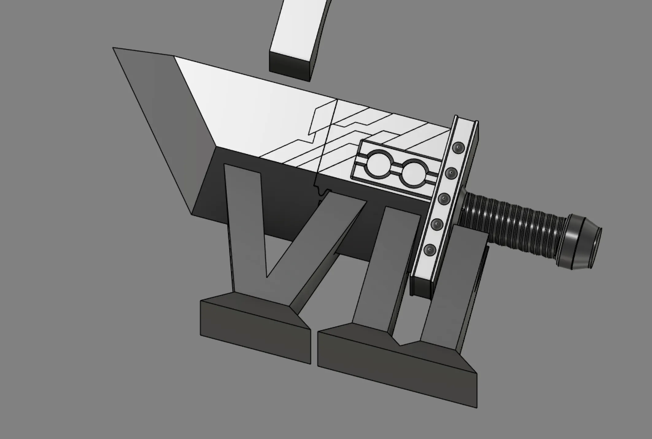 FF7 Buster Sword MTG Commander Deck Box (Updated) by Dr_EGfish MakerWorld: Download Free 3D Models