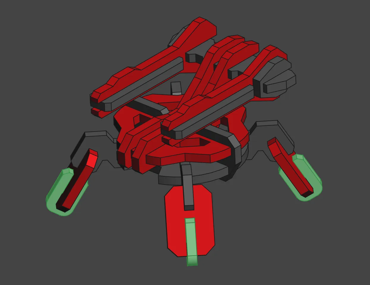Dual Turret Mech - Kit Card by Kit Crafters MakerWorld: Download Free ...