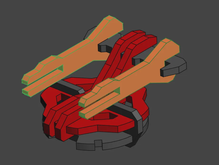 Dual Turret Mech - Kit Card by Kit Crafters MakerWorld: Download Free ...