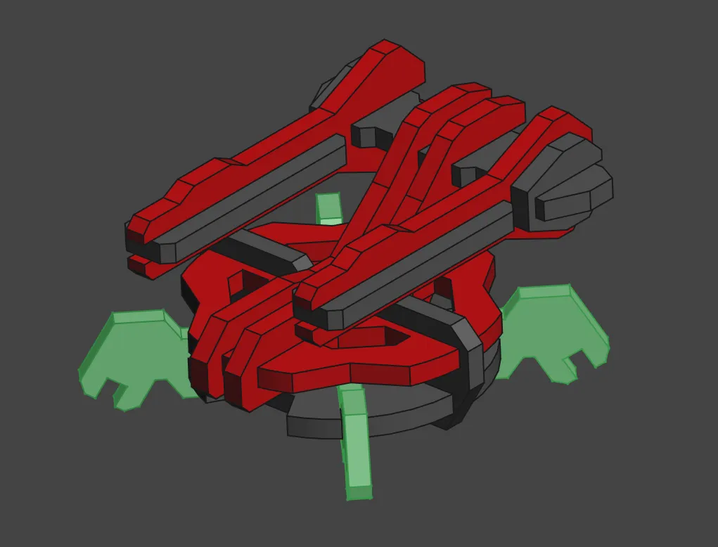 Dual Turret Mech - Kit Card by Kit Crafters MakerWorld: Download Free ...
