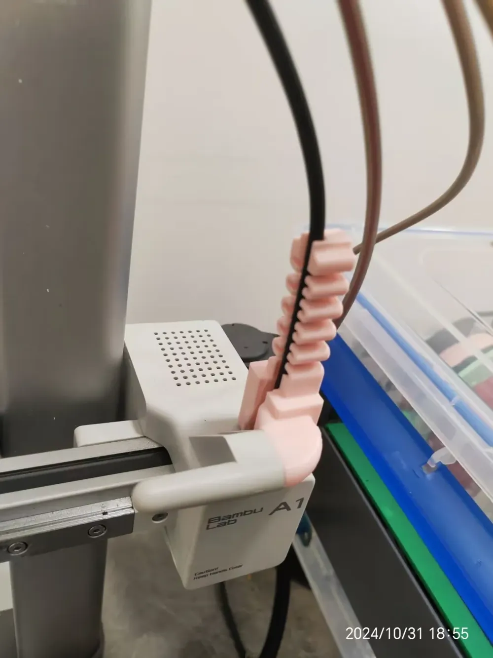 (Right) A1 extruder cable protection spring, vibration damping, wear ...