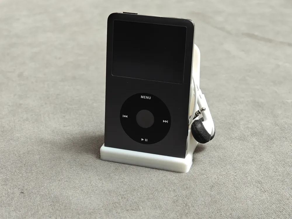 iPod classic dock and pegboard holder by Dog's Diary - MakerWorld