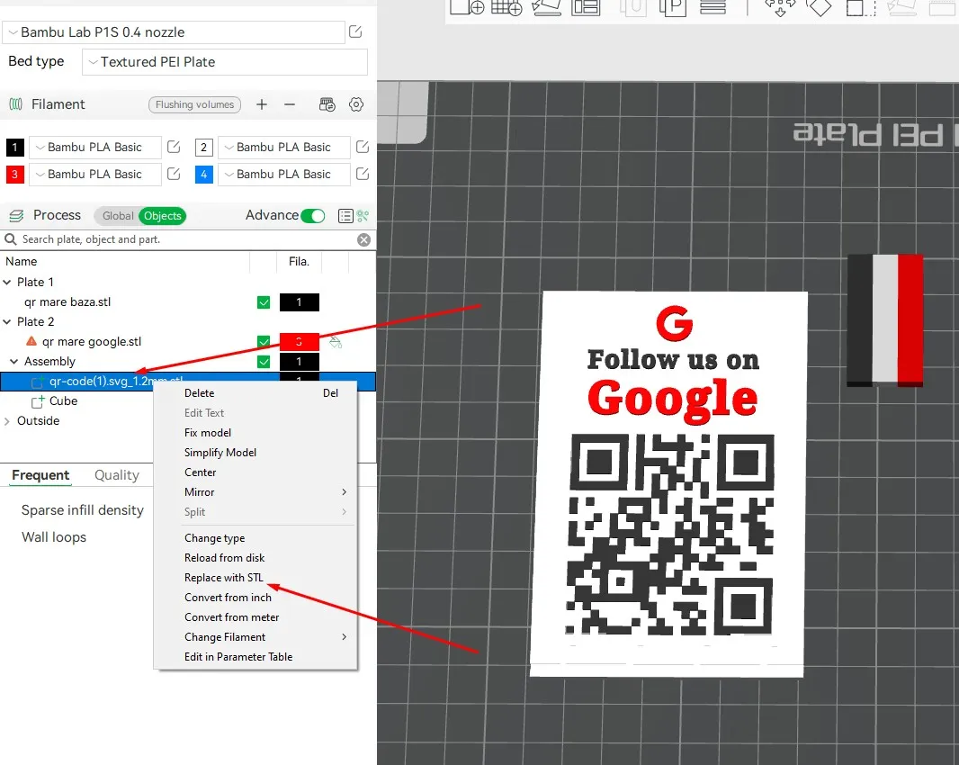 QR base for GOOGLE Review customize - Free 3D Print Model - MakerWorld