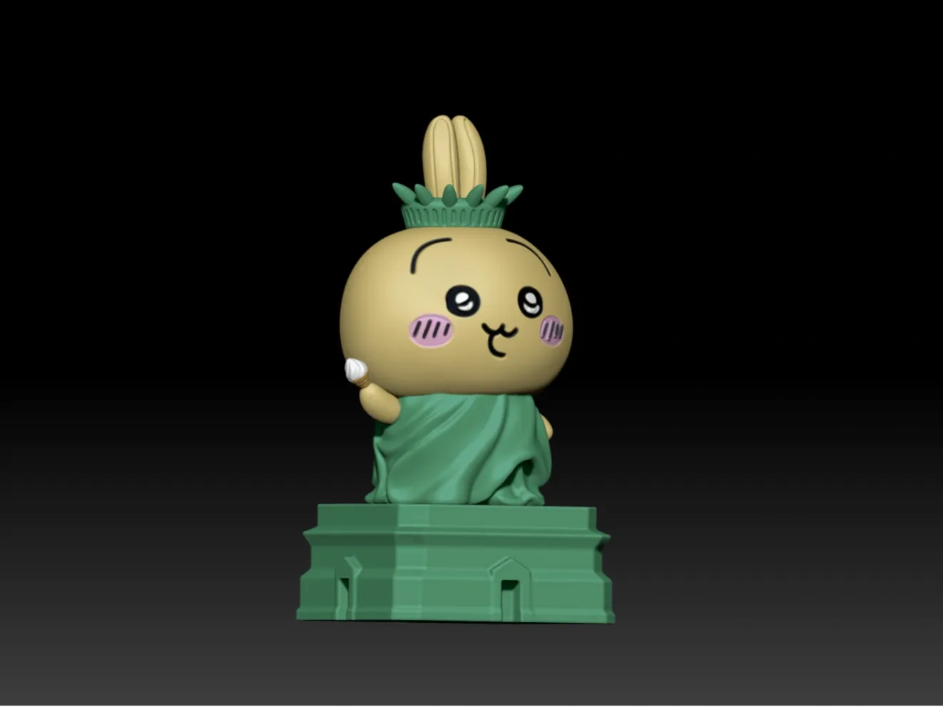 The Statue of Liberty Usagi by 无章 - MakerWorld