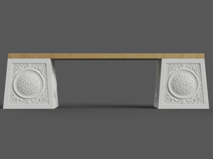 Elegant Monitor Stand 3D STL for Desk Decoration by Abanob Anwar ...
