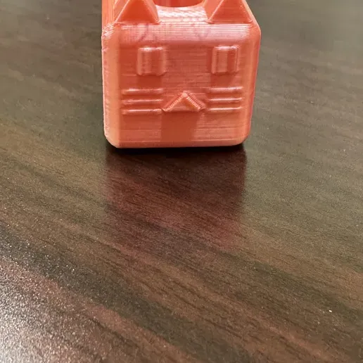 block cat straw topper by Eve's Crafts and Designs - MakerWorld