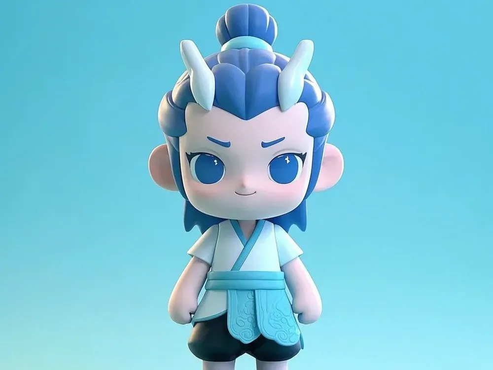 【Q Version Spirit Orb Ao Bing | Cute Aobing Series】Gentle as water ...