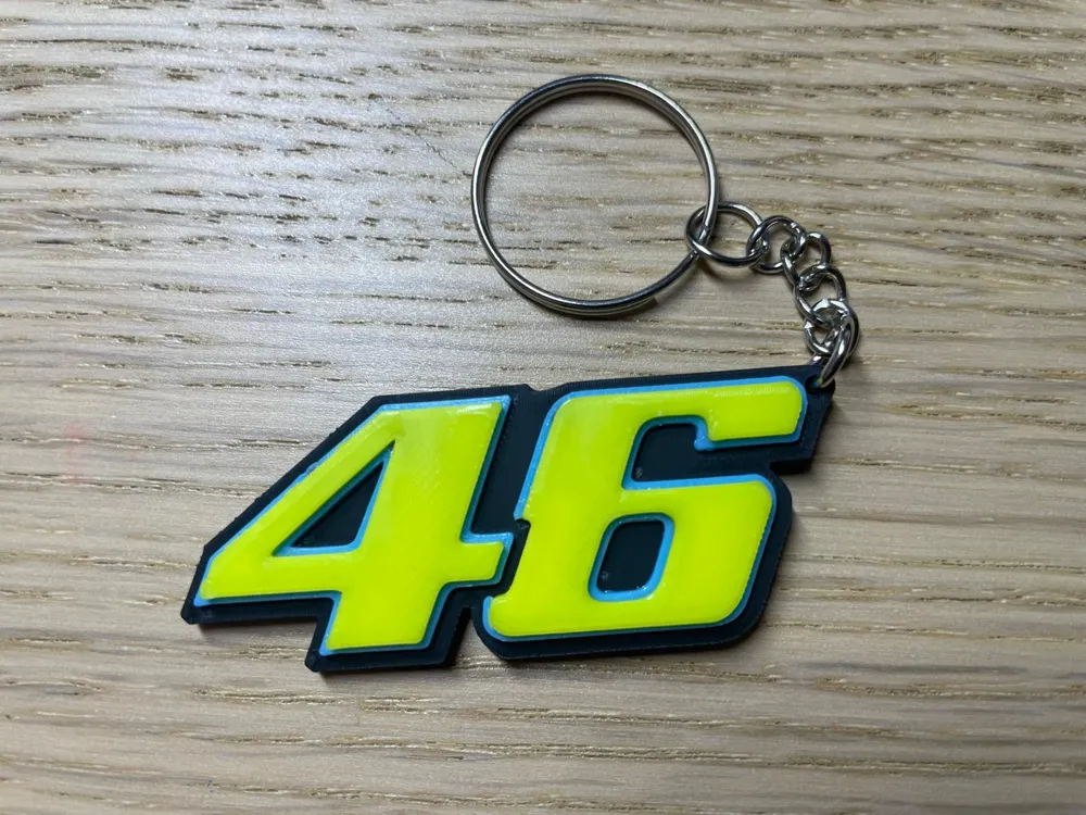 VALENTINO ROSSI KEYCHAIN by Jufranmar - MakerWorld