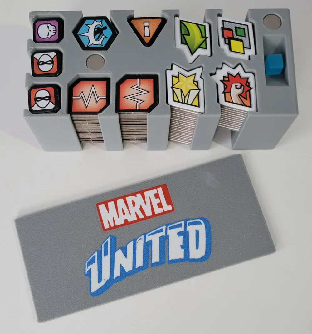 Marvel United - Token Tray for Cardboard Tokens by Shrimpy Dance ...