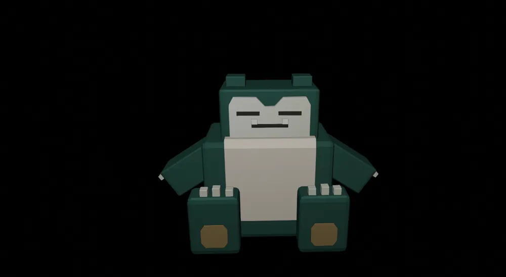 SNORLAX POKEMON QUEST MINECRAFT by jlo3d - MakerWorld