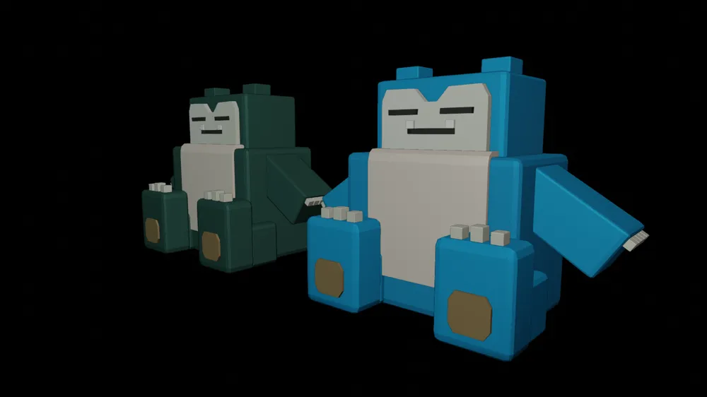 SNORLAX POKEMON QUEST MINECRAFT by jlo3d - MakerWorld