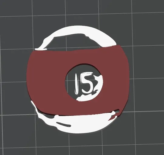 Billiard Ball 15 - Free 3D Print Model - MakerWorld