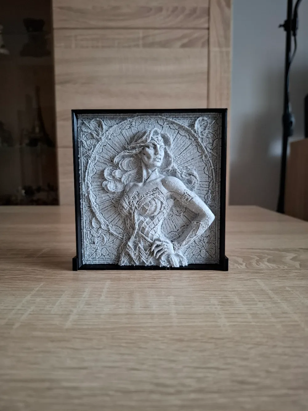 Lithophane Wonder Woman by Martin Crow MakerWorld: Download Free 3D Models