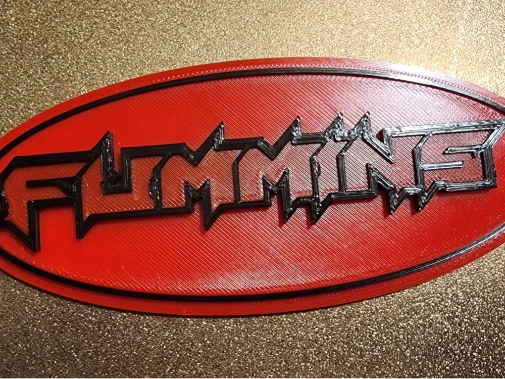 Fummins Ford Badge by Wild_AF MakerWorld: Download Free 3D Models