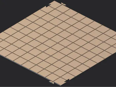 Tabletop Game Grid Interlocking - Free 3D Print Model - MakerWorld