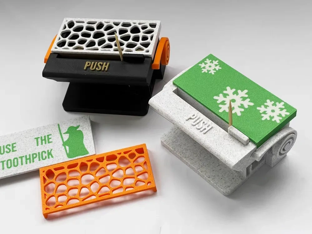 Modular Toothpick Holder, Customizable Assembly, Support-Free by P1S KK ...