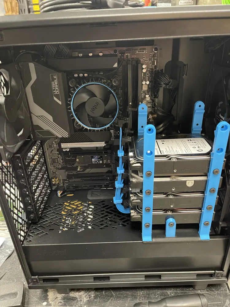 3.5" HDD Rack / Caddy / Holder (6 drives) by npopson MakerWorld ...