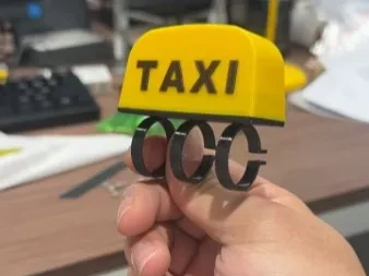 TAXI License Plate by 果然翁 - MakerWorld
